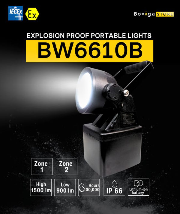 ไฟกันระเบิดแบบพกพา| LED Explosion Proof Portable Lighting รุ่น BW6610B - BovigaStore